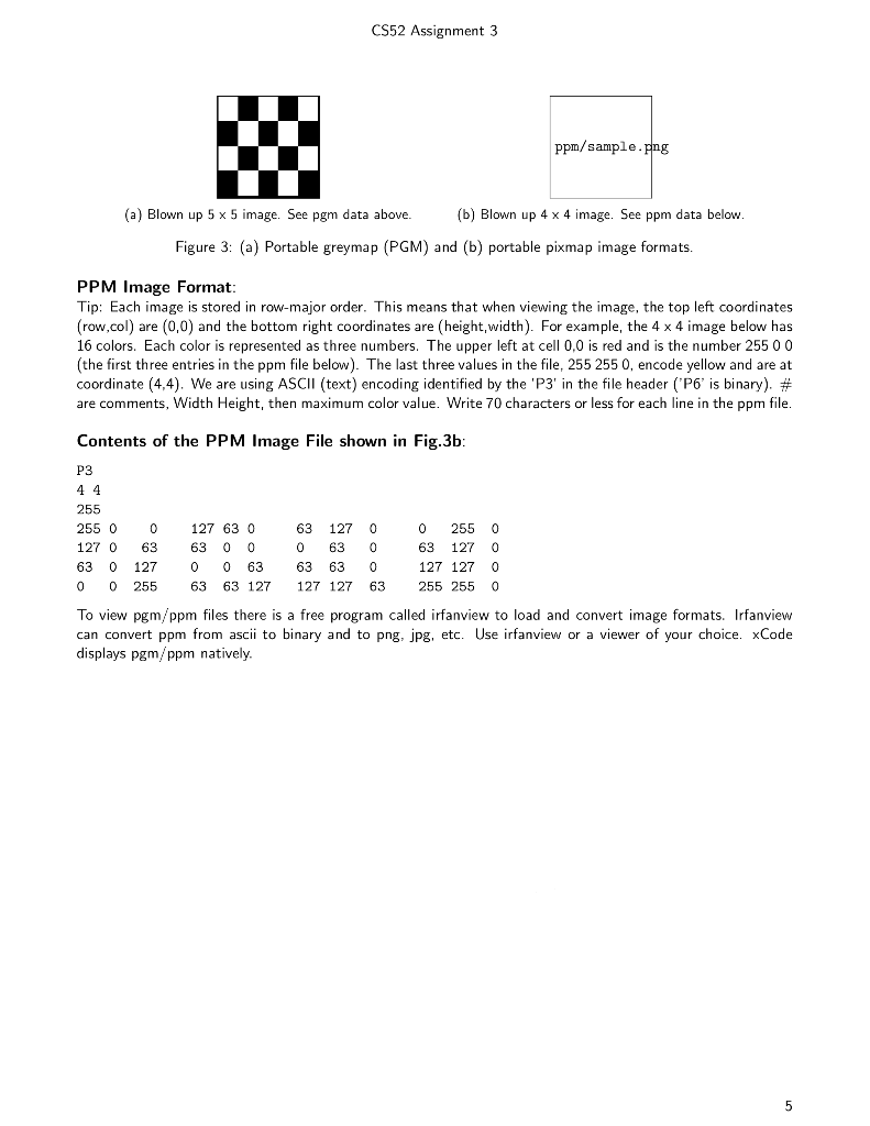 C++ Reading and Writing Images Introduction: The | Chegg.com