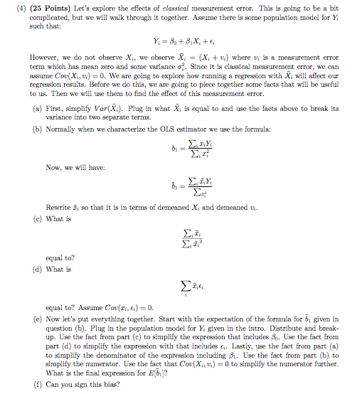 (0) (25 Points) Let's explore the effects of | Chegg.com