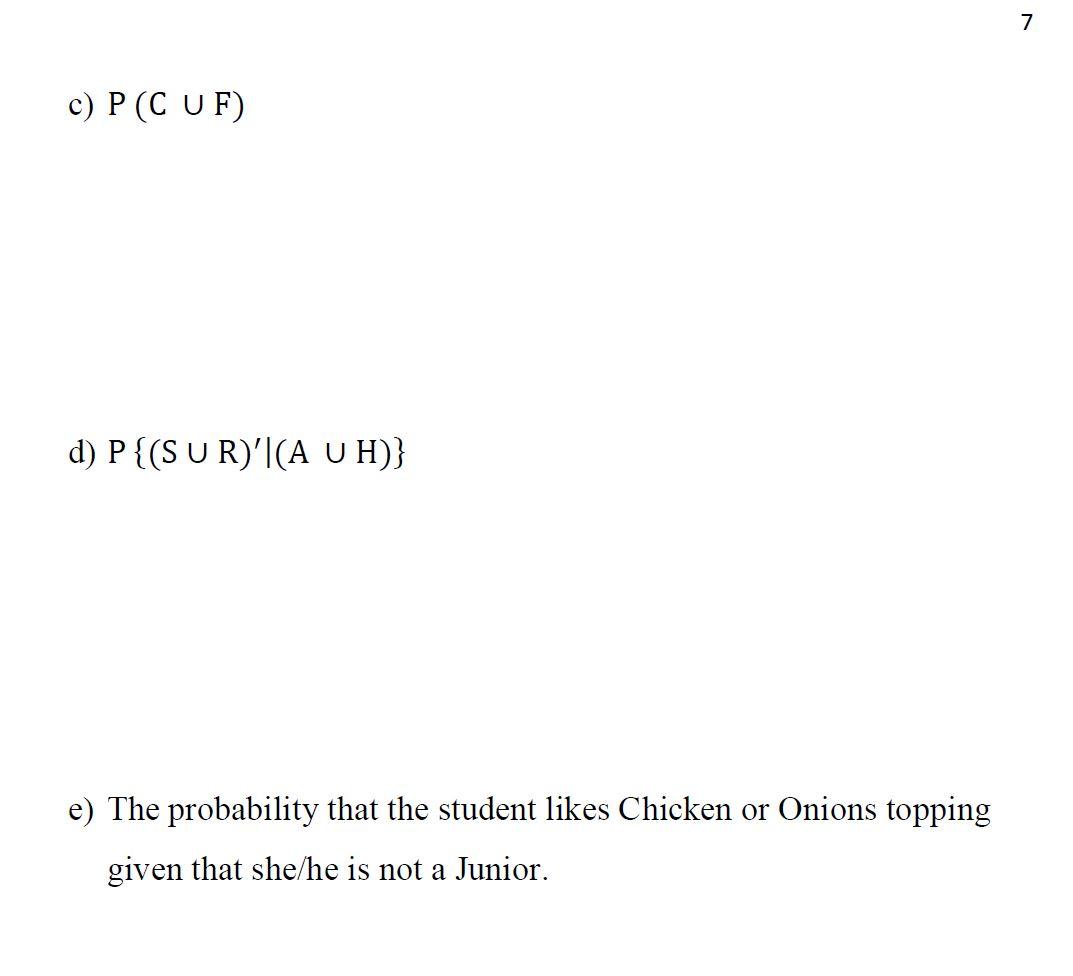 Solved Problem # 7 ( 12.5 pts). In the following table 277 | Chegg.com