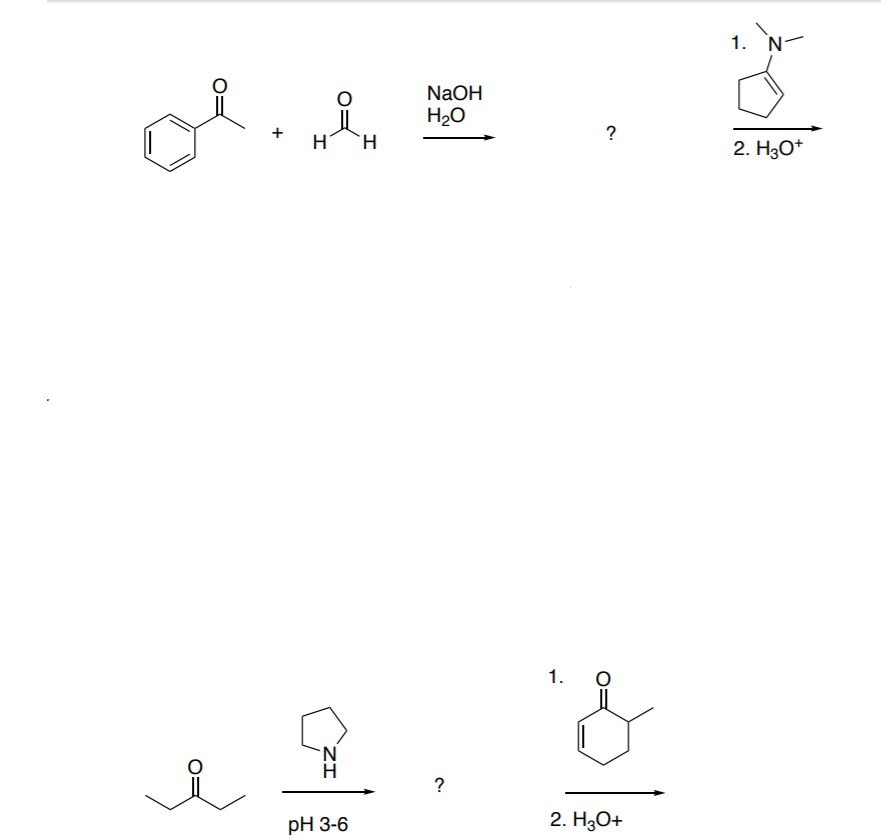 Solved 1. N NaOH H20 ? HH 2. H30+ 1. ZI ? pH 3-6 2. H3O+ | Chegg.com