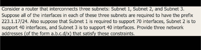 Solved Consider a router that interconnects three subnets: | Chegg.com