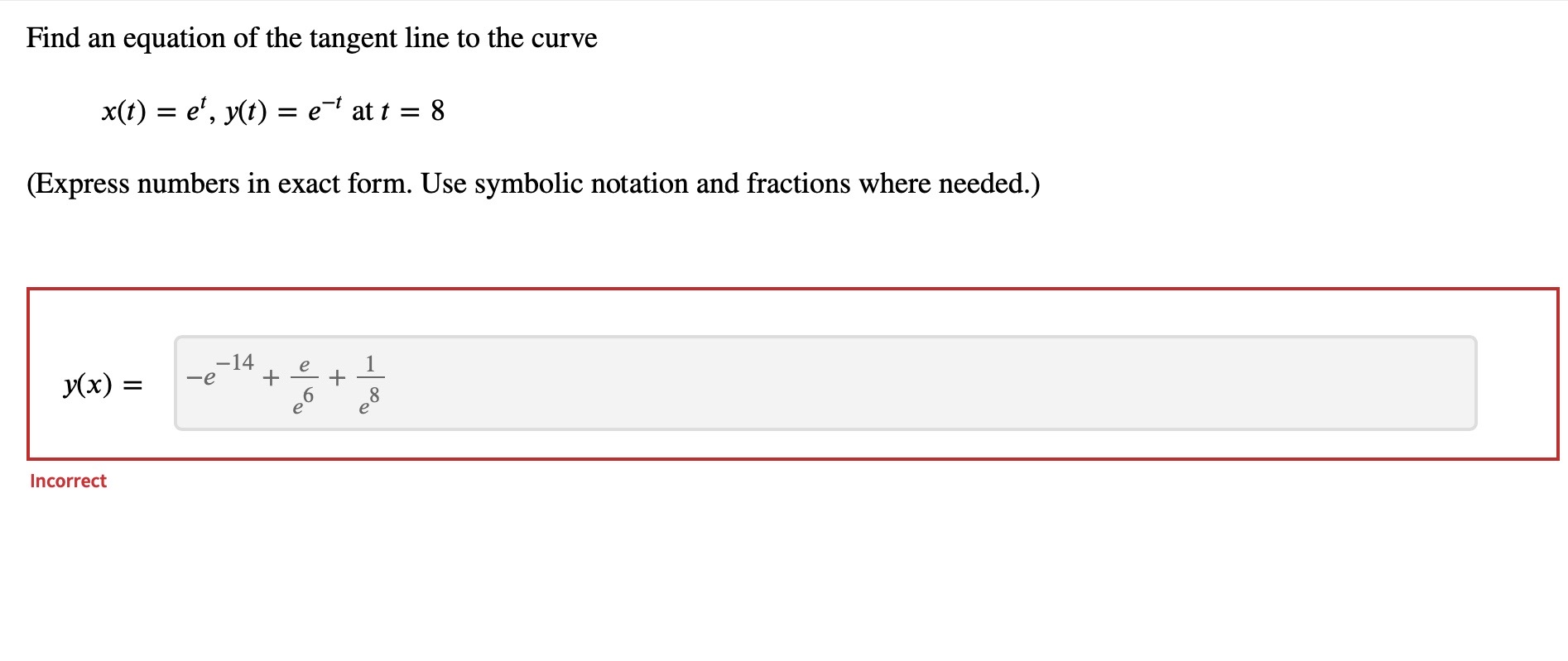 Solved Find an equation of the tangent line to the | Chegg.com