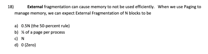 Solved 17) The use of Demand-Paging requires data and memory | Chegg.com