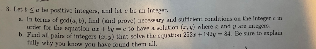 Solved 3. Let b | Chegg.com