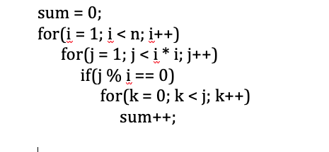 Solved Using asymptotic notations, find the time complexity | Chegg.com