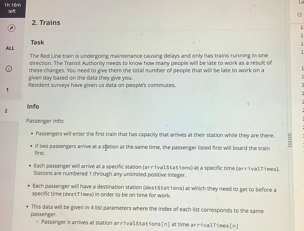 The Red Line train is undergoing maintenance causing | Chegg.com