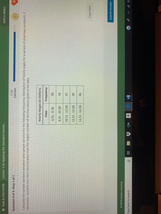 Solved Save & End Certify Lesson: 3.2b Applying the Standard | Chegg.com