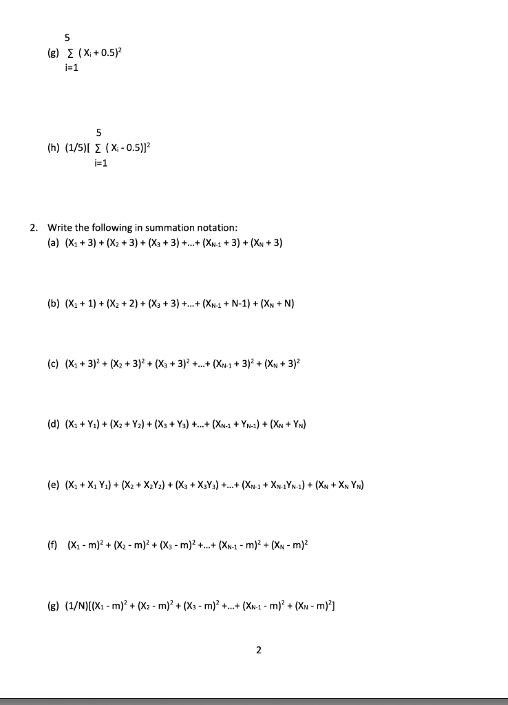 Solved 1 Let X1 5 X2 2 X3 3 X4 5 Xs 7 Please Find Chegg