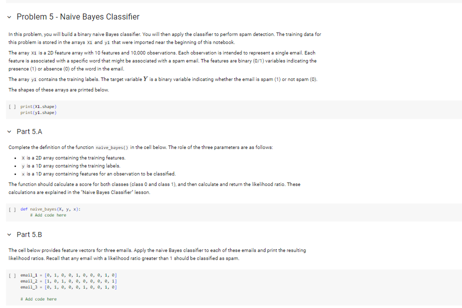 Solved Import Statements Run the cell below to import the | Chegg.com