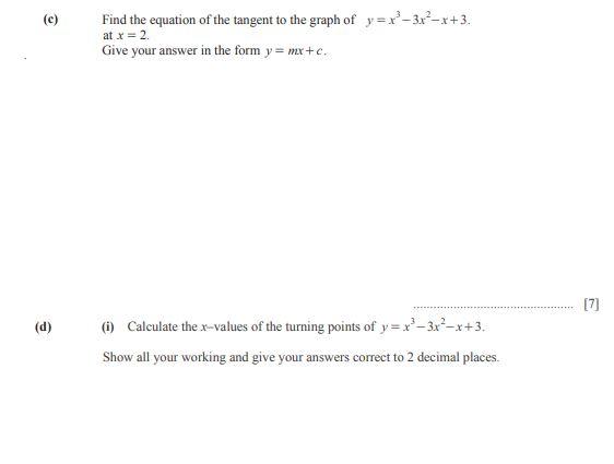 Solved Find the equation of the tangent to the graph of | Chegg.com