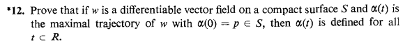 Solved 12. Prove that if w is a differentiable vector field | Chegg.com