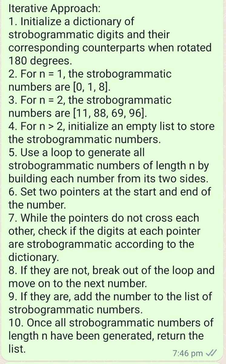 Solved Iterative Approach: 1. Initialize a dictionary of | Chegg.com