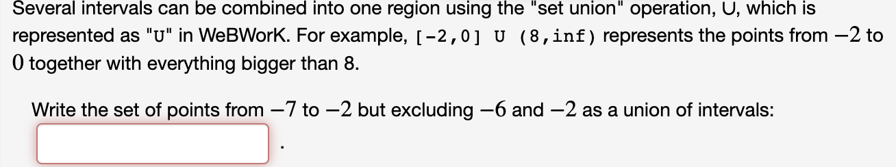 Solved Several intervals can be combined into one region | Chegg.com