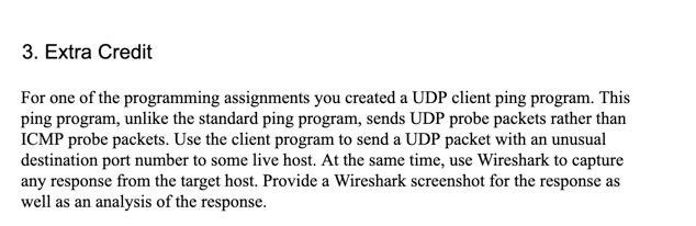 Solved 3. Extra Credit For one of the programming | Chegg.com