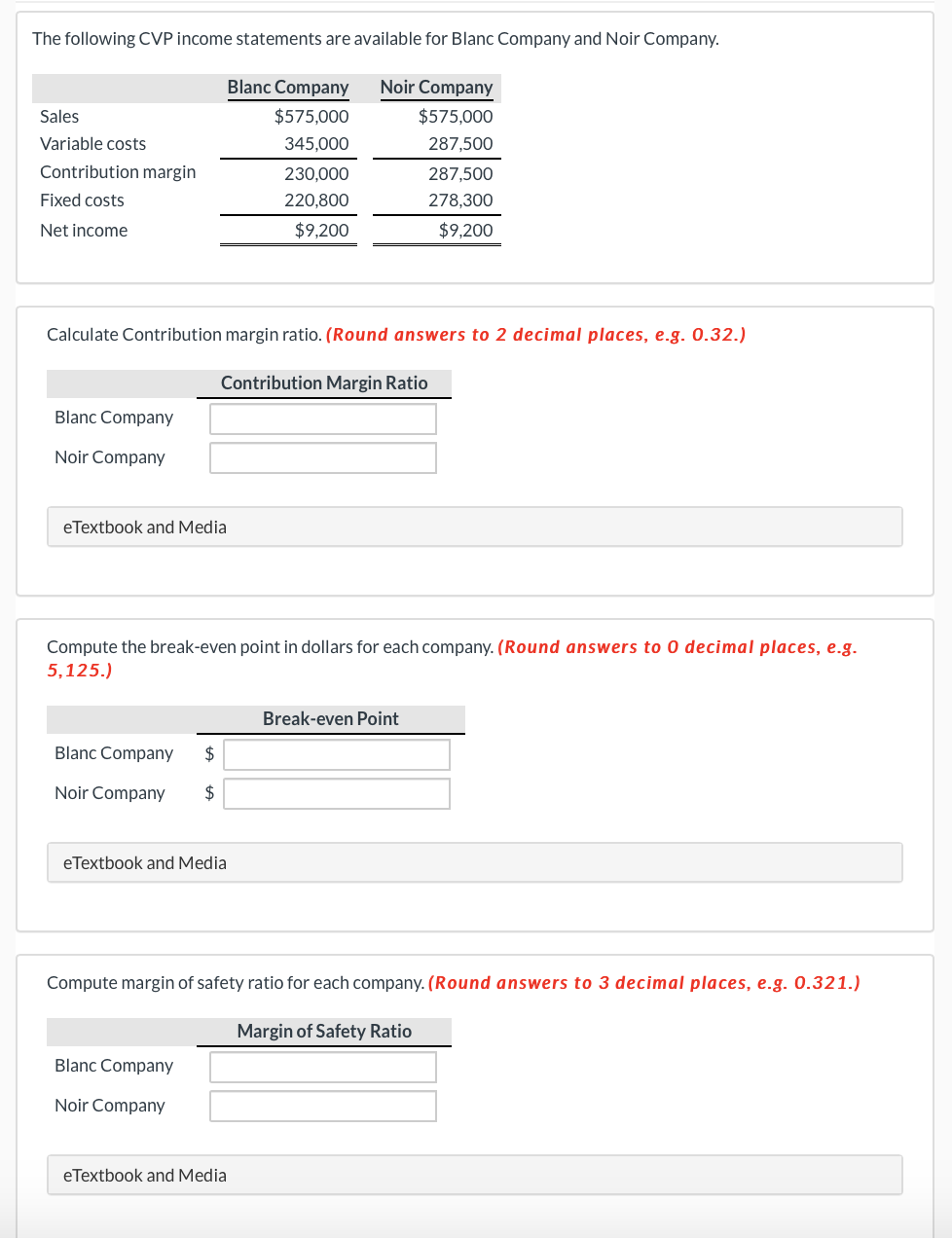 Solved Compute the degree of operating leverage for each | Chegg.com