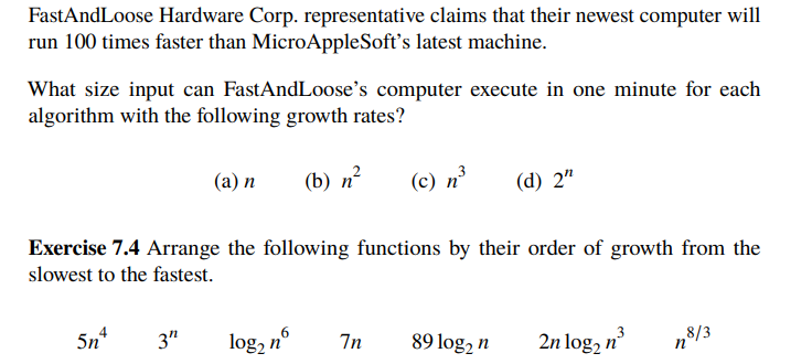 Solved Example 7.5 In the introductory example about the | Chegg.com