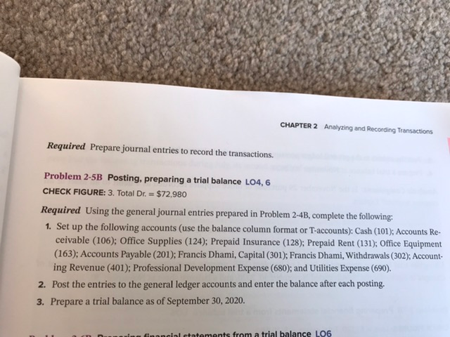 Solved CHAPTER 2 Analyzing and Recording Transactions | Chegg.com