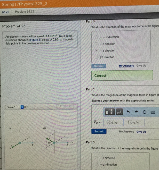 Solved An Electron Moves With A Speed Of 1 0 Times 10 7 M S