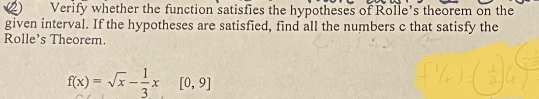 Solved (2) ﻿Verify whether the function satisfies the | Chegg.com