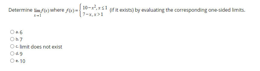 Solved Determine limx→1f(x) ﻿where | Chegg.com