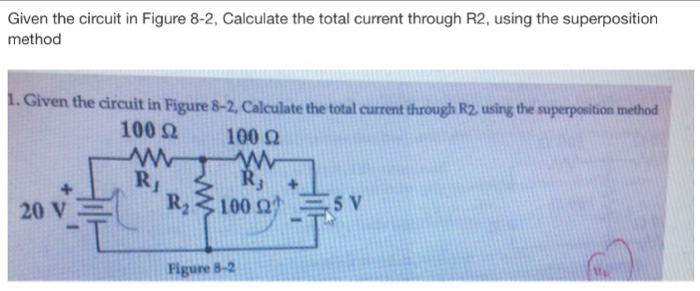 Solved Given the circuit in Figure 8-2, calculate the total | Chegg.com