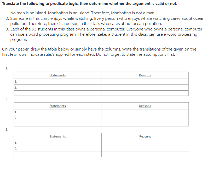 Solved Sample on how to solve the arguments: (Please | Chegg.com