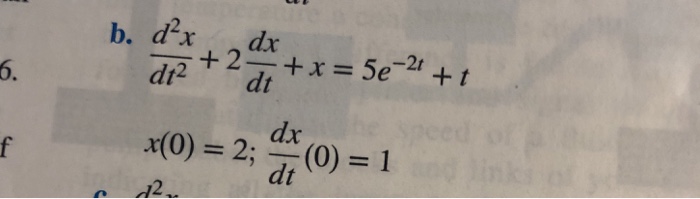 Solved Solve the following differential equations using | Chegg.com