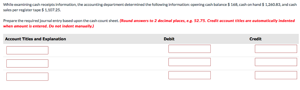 Solved While examining cash receipts information, the | Chegg.com