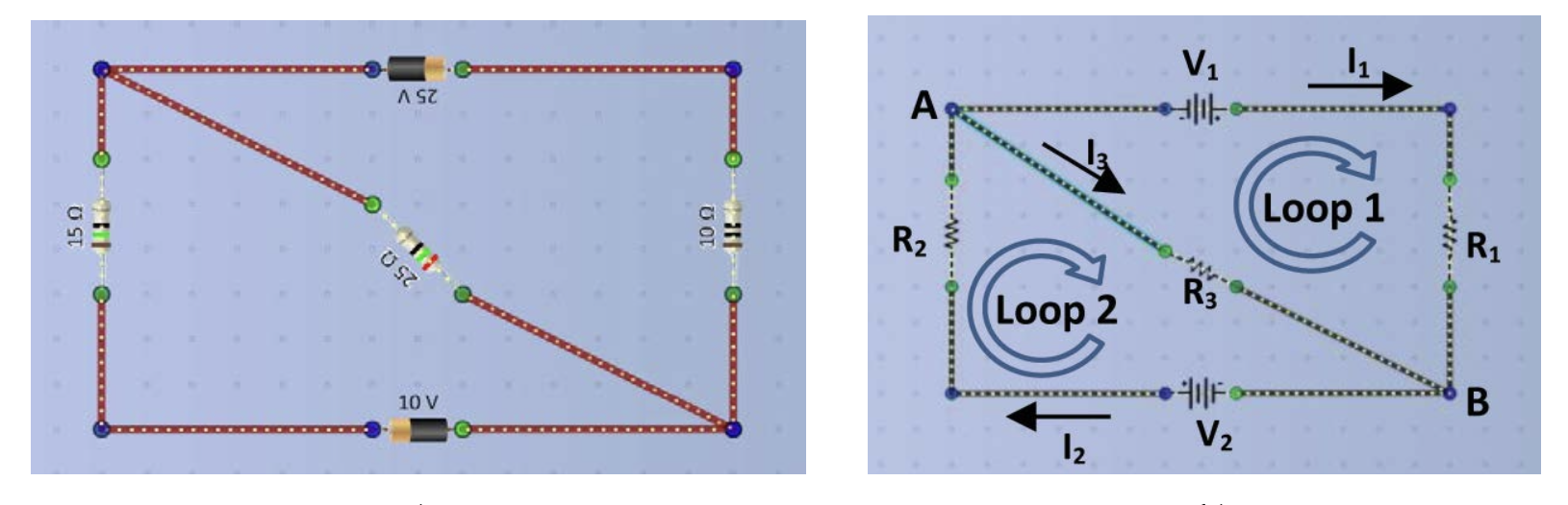Junction A is the top leftJunction B is the bottom | Chegg.com