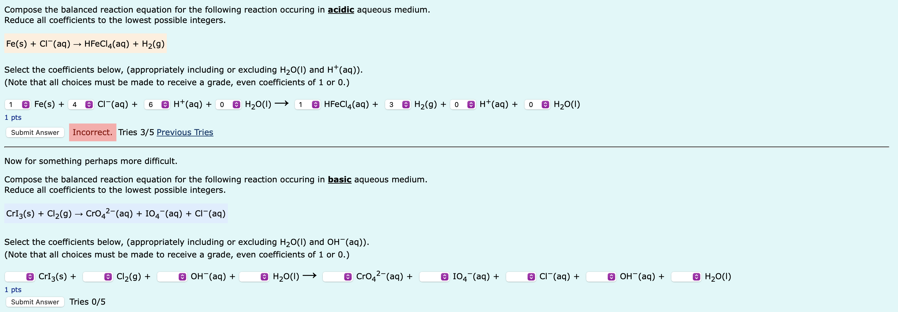 Solved Compose the balanced reaction equation for the | Chegg.com