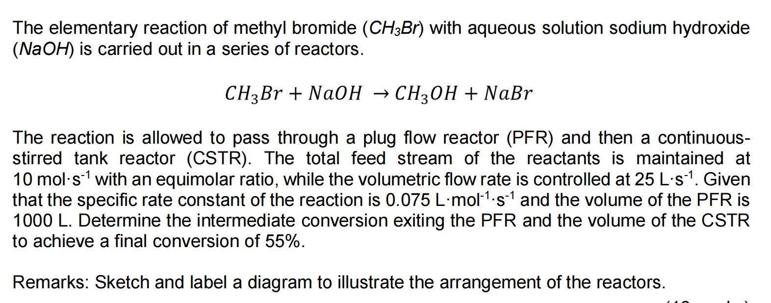 Solved CH3Br CH3Br+NaOH→CH3OH+NaBrThe reaction is ﻿allowed | Chegg.com