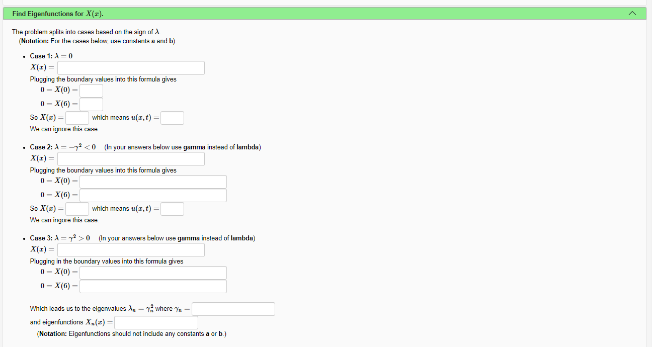Solved In your answers below, for the variable type the word | Chegg.com