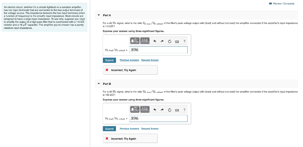 Solved Review Constants Part A An electric circuit, whether | Chegg.com Solved Review Constants Part A An electric circuit, whether | Chegg.com