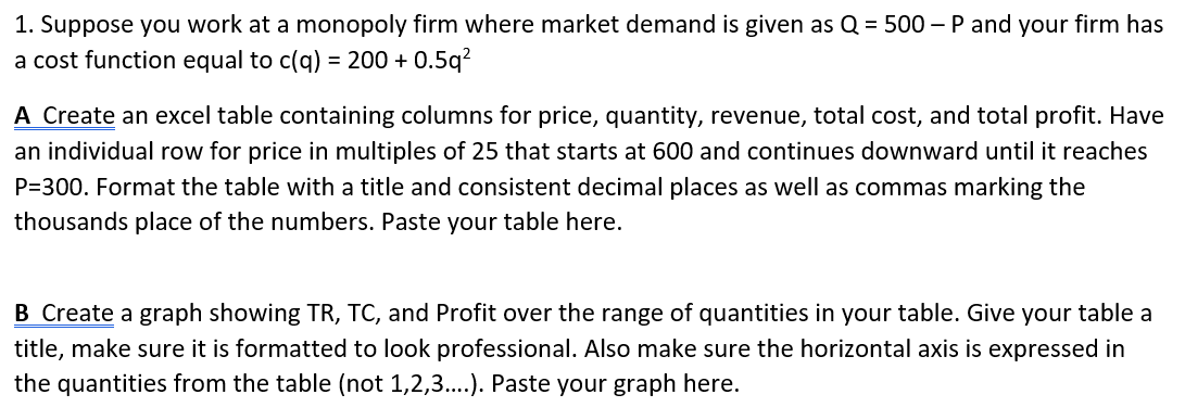 Solved Need Excel Table and Need Formulas of the cells | Chegg.com