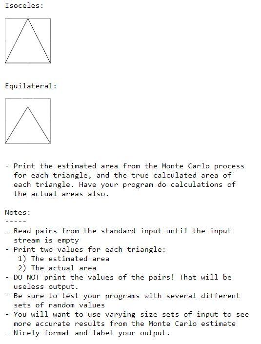 Solved Write a Python program to perform a Monte Carlo | Chegg.com