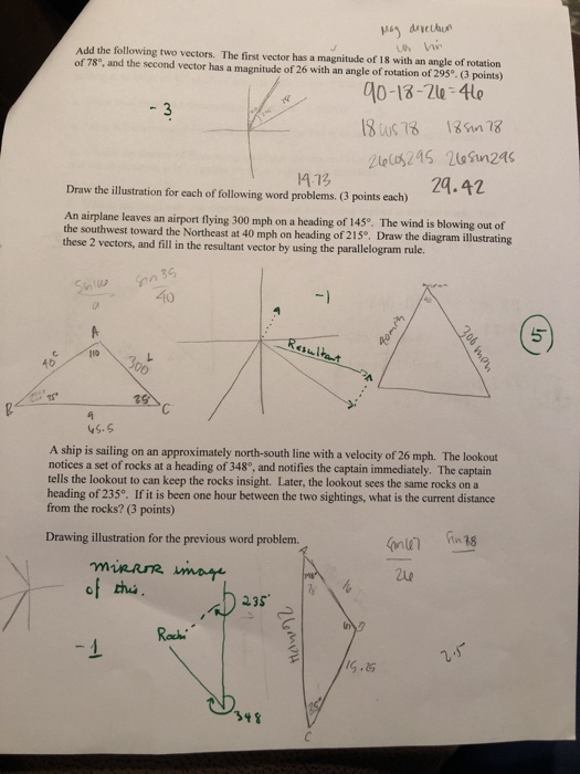Solved Add the following two vectors. The first vector has a | Chegg.com