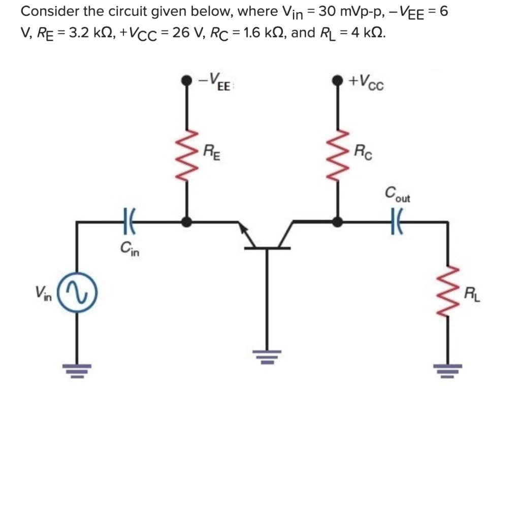 Solved 1. Calculate the ac resistance of the emitter diode | Chegg.com