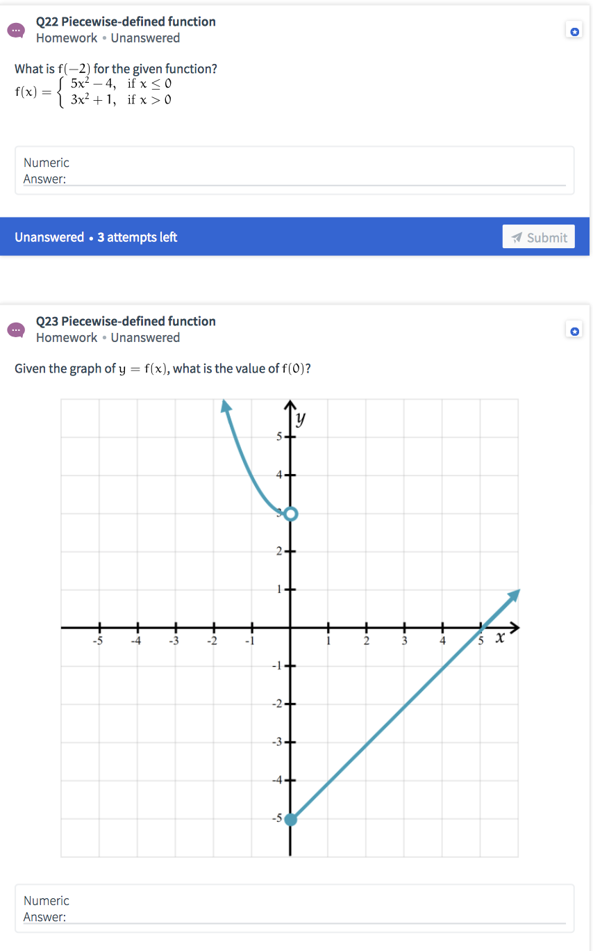 Solved Q20 Piecewise-defined function Homework . Answered | Chegg.com