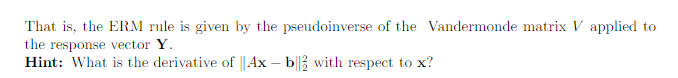 2. (Polynomial Regression) Let the feature and output | Chegg.com