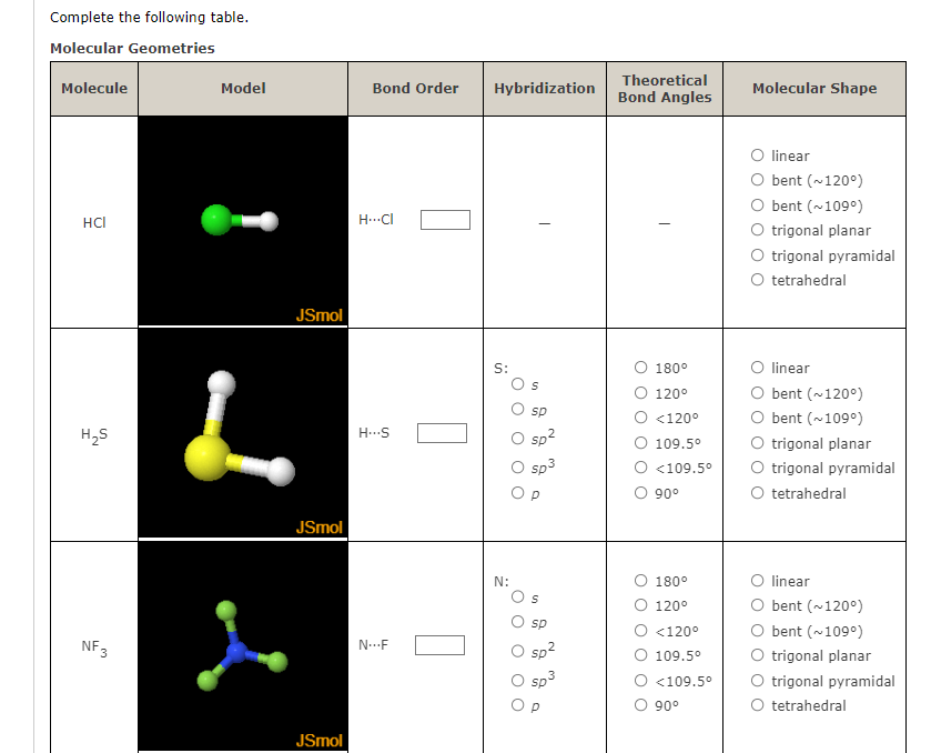 Solved Experiment 11 Lewis Structures And Molecular