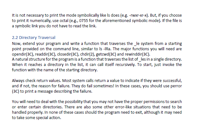 SFWRENG 3SH3: Operating Systems Lab 5: File System 1 | Chegg.com
