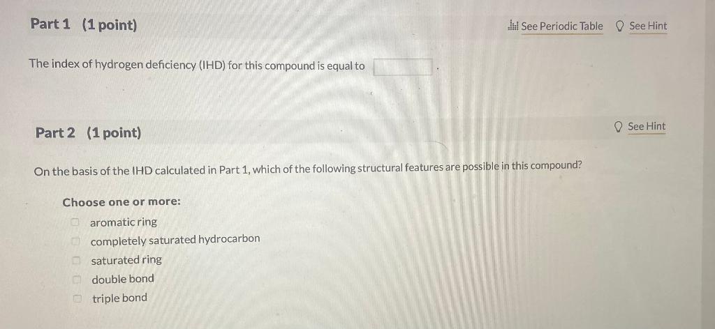 Solved An organic compound has the formula C8H9NO and the IR | Chegg.com