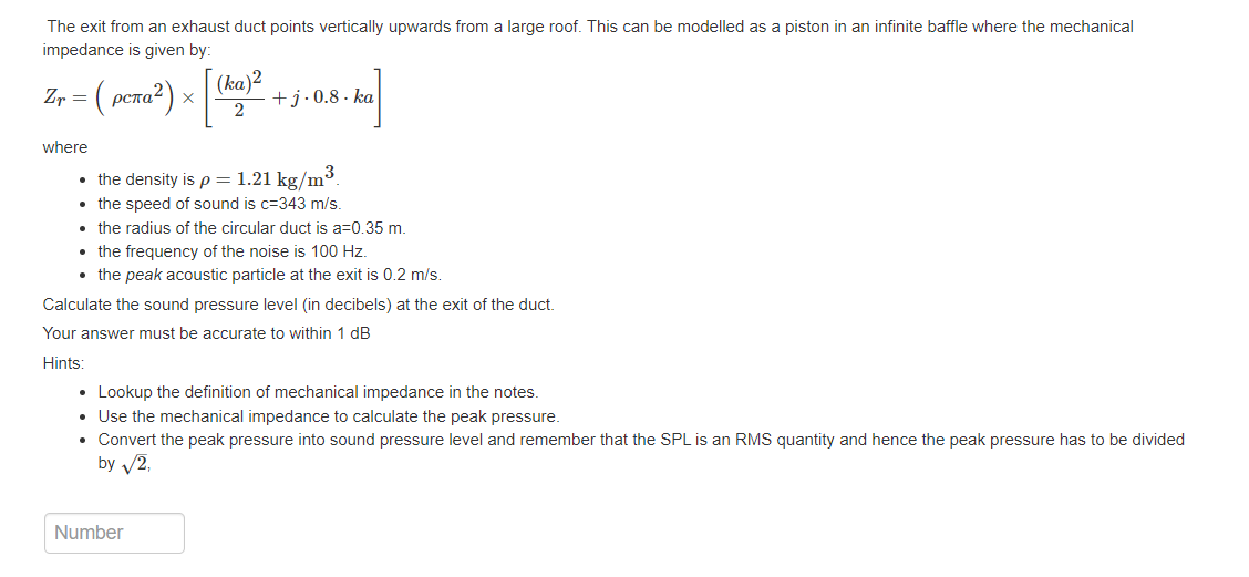 Solved The exit from an exhaust duct points vertically | Chegg.com
