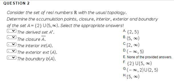 Solved QUESTION 2 Consider the set of real numbers R with | Chegg.com