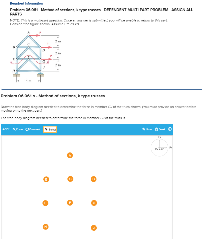 Solved Required Information Problem 06.061 - Method of | Chegg.com