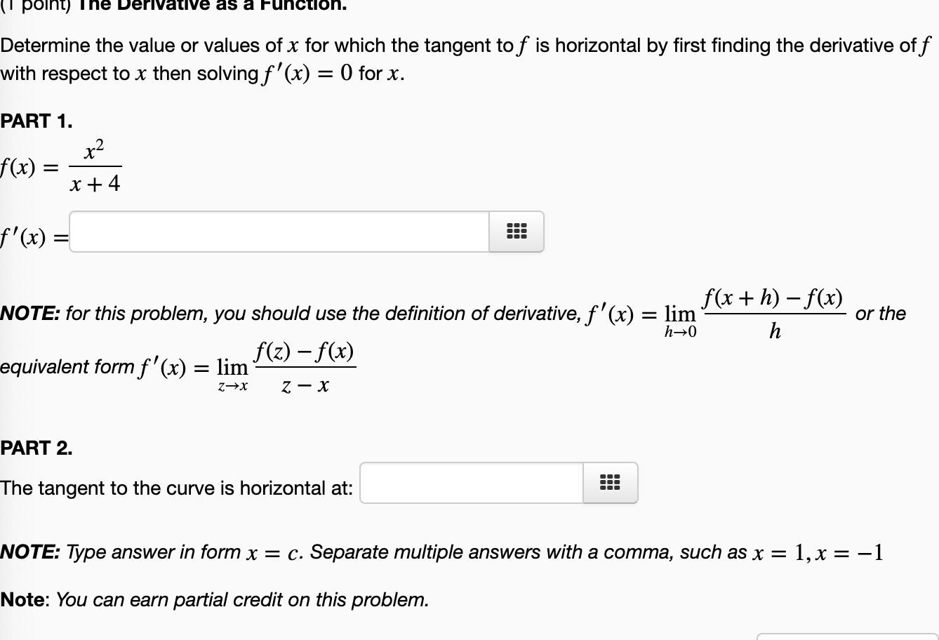 Solved Problem 14. (1 point) Continuity Given the function, | Chegg.com