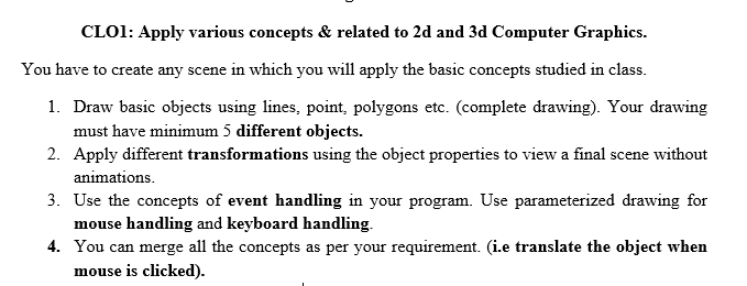 Solved CLOl: Apply various concepts \& related to 2 d and 3 | Chegg.com