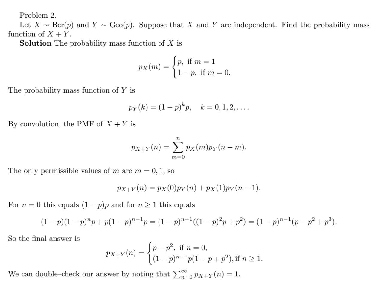 Problem 1. Let X, be independent Bernoulli random | Chegg.com Problem 1. Let X, be independent Bernoulli random | Chegg.com
