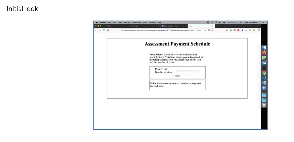 Solved Create an HTML file named schedule.html. This file | Chegg.com