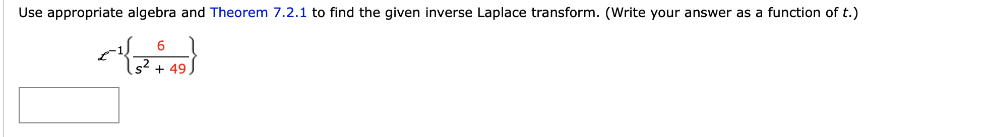 Solved Find L{f(t)} by first using a trigonometric identity. | Chegg.com